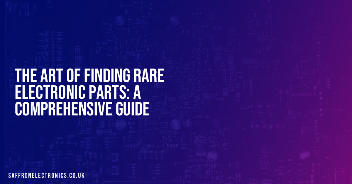 The Art of Finding Rare Electronic Parts: A Comprehensive Guide
