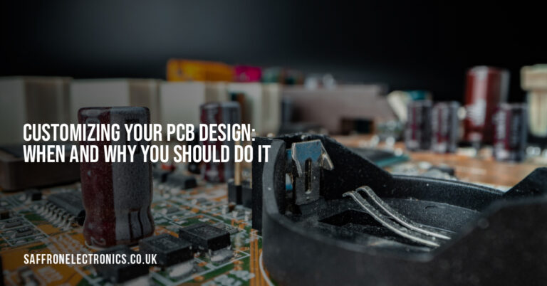 Customizing Your PCB Design: When and Why You Should Do It